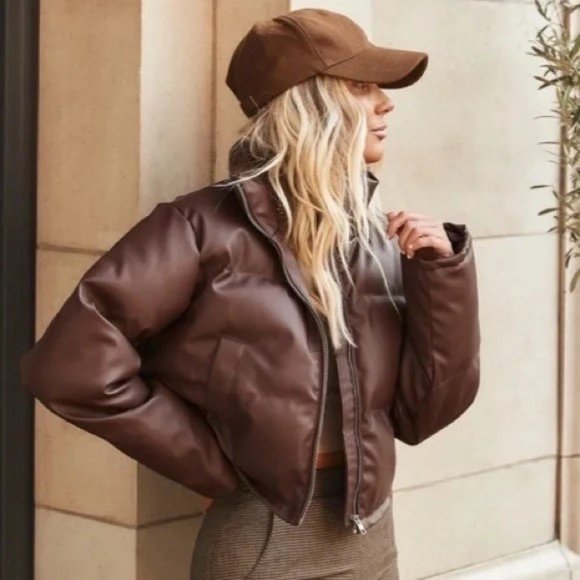 12th Tribe | Jackets & Coats | 2th Tribe X The Salty Blonde Mocha Brown ...